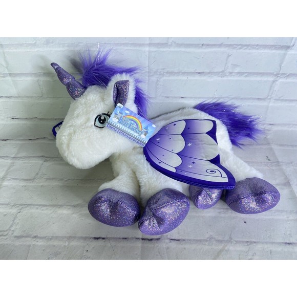 The Bear Factory | Toys | The Bear Factory White Purple Wings Sparkle ...